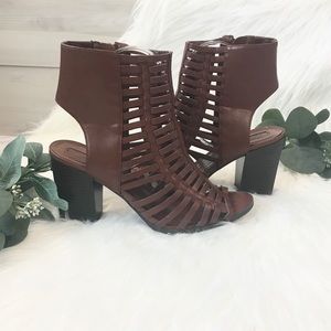 Forever 21 | Shoes | Caged Peep Toe Sandal | Poshmark